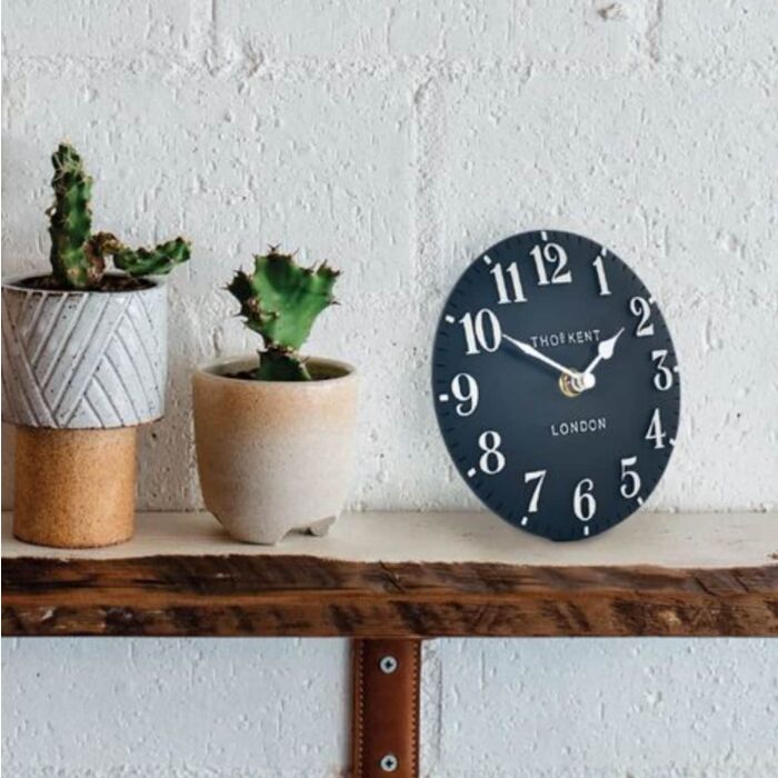 Thomas Kent - Arabic Ink Mantel Clock | Bigwicks.co.uk