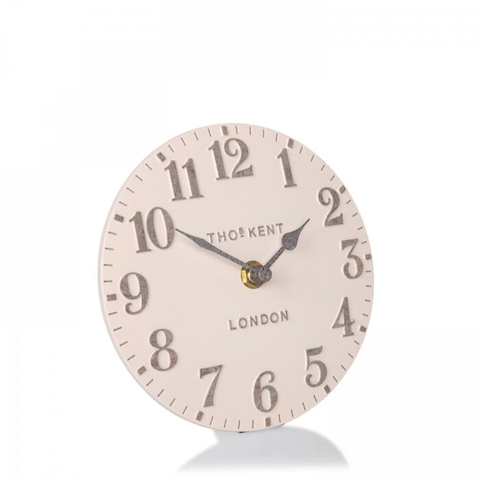 Thomas Kent - Arabic Shy Pink Mantel Clock
